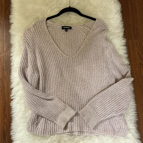 Express | Sweaters | Express Light Purple Sweater | Poshmark